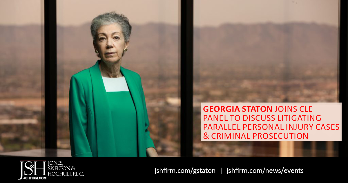 Georgia Staton Joins CLE Panel on Litigating Parallel Personal Injury ...