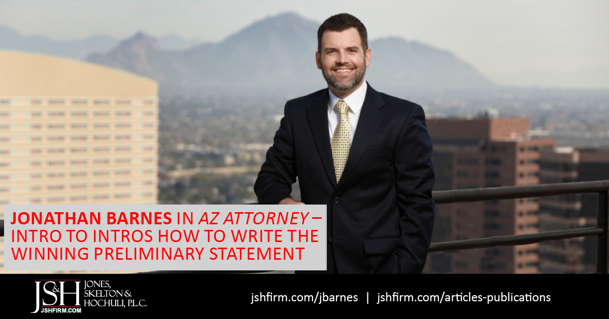 Jonathan Barnes on How to Write the Winning Preliminary Statement ...